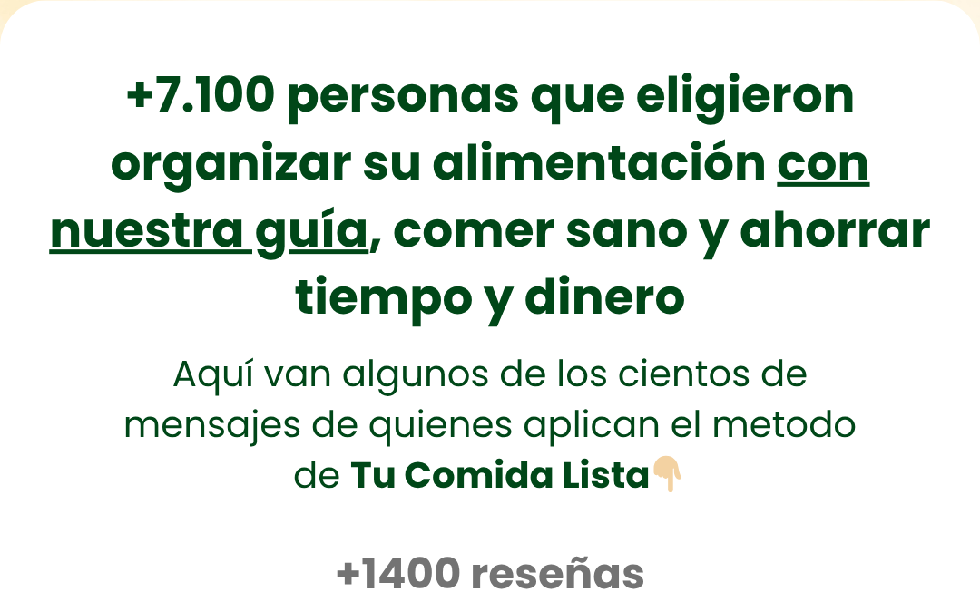 𝗠𝗘𝗧𝗢𝗗𝗢 𝗧𝗨 𝗖𝗢𝗠𝗜𝗗𝗔 𝗟𝗜𝗦𝗧𝗔 + 8 𝗚𝗨𝗜𝗔𝗦 + 𝗜𝗔 𝗗𝗘 𝗠𝗘𝗔𝗟 𝗣𝗥𝗘𝗣 + 𝗥𝗘𝗚𝗔𝗟𝗢𝗦 𝗦𝗢𝗥𝗣𝗥𝗘𝗦𝗔 ...